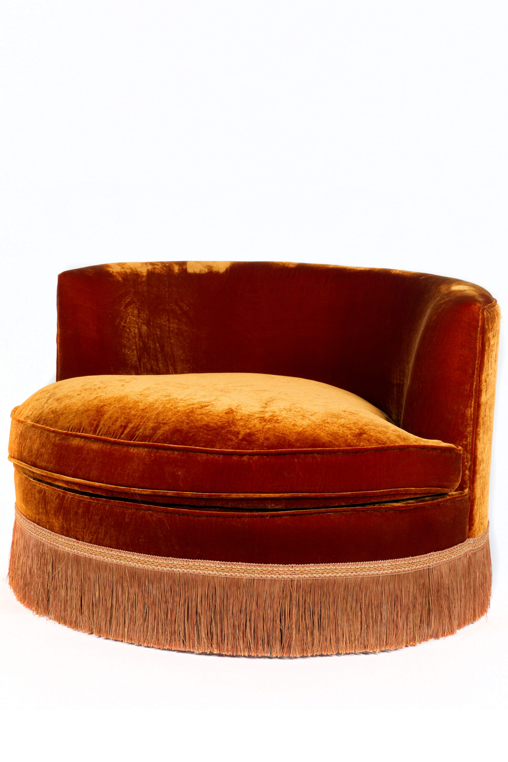 Ref. 2200 - Round Sofa - Orange